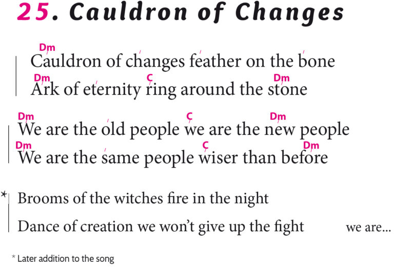 Cauldron of Changes - SONG-CIRCLE