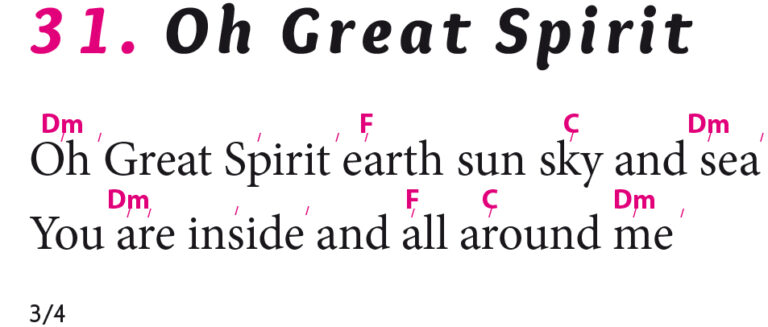 Oh Great Spirit - SONG-CIRCLE